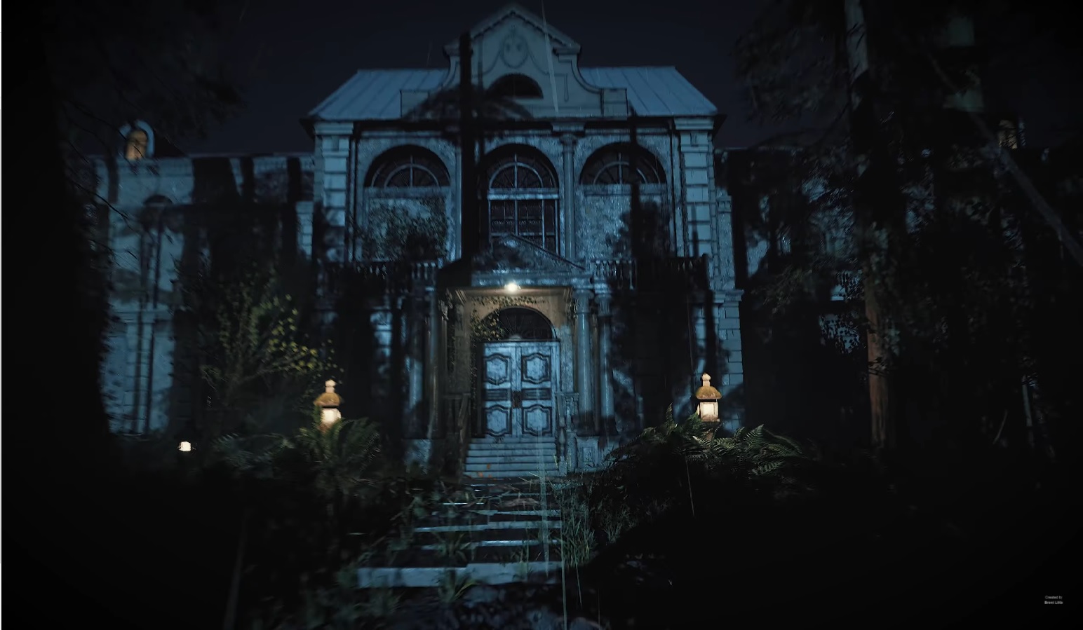 Un artista recreó la Mansión Spencer en Unreal Engine